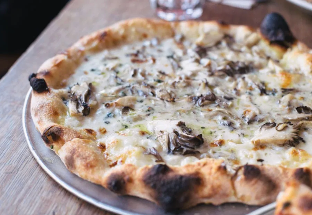SAT 1/30 Pizzeria Delfina Funghi Pizza